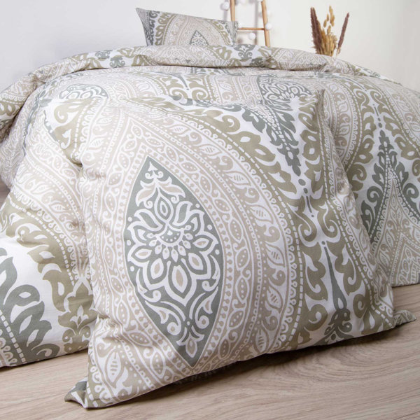 East Urban Home Rediona Grey Duvet Cover Set | Wayfair.co.uk